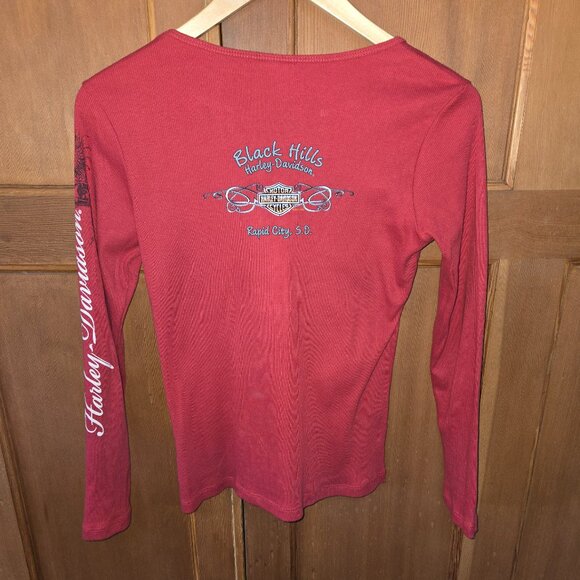 Harley-Davidson | Tops | Harley Davidson Womens Long Sleeve Shirt ...